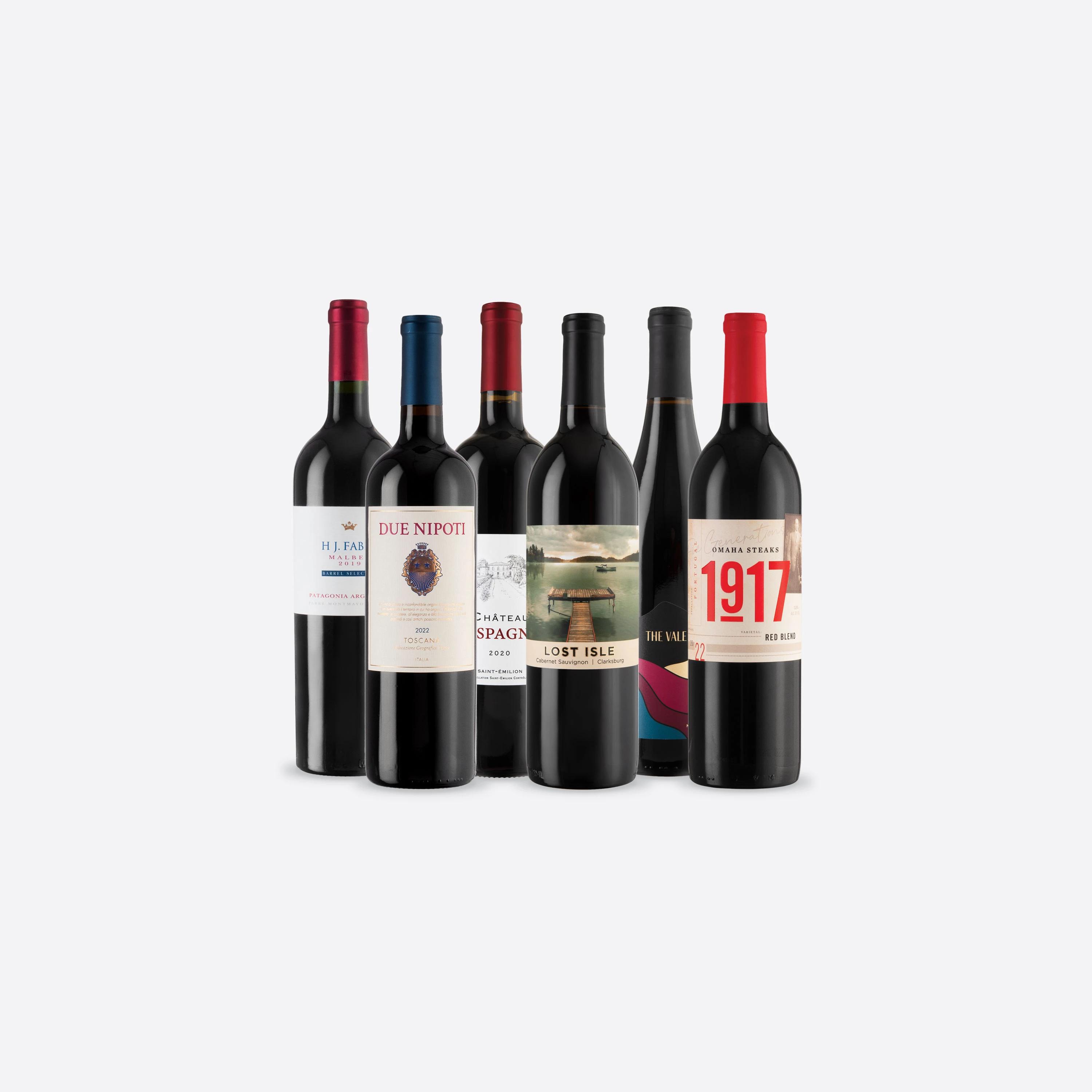 Buy Red Wine Collection Online | Great Reds of the World Six